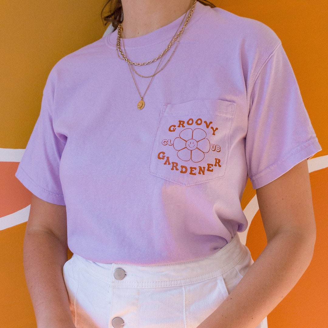 Groovy Gardener Club Tee: Vintage 70s Style Plant Lover Shirt - Etsy