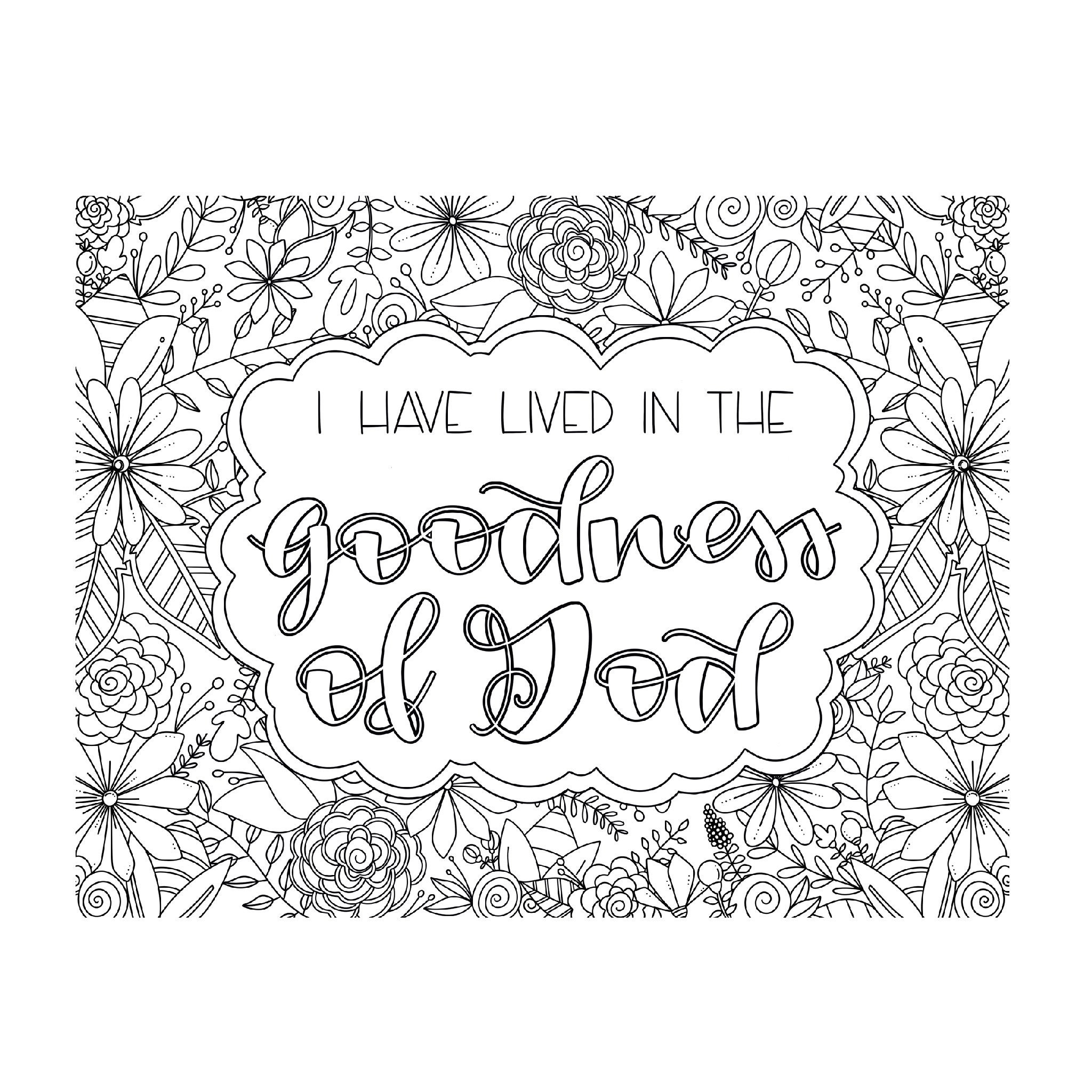 Coloring Page Digital Download Choose Faith Mandala Coloring Page Coloring Page Digital Download Choose Faith Mandala Coloring Page