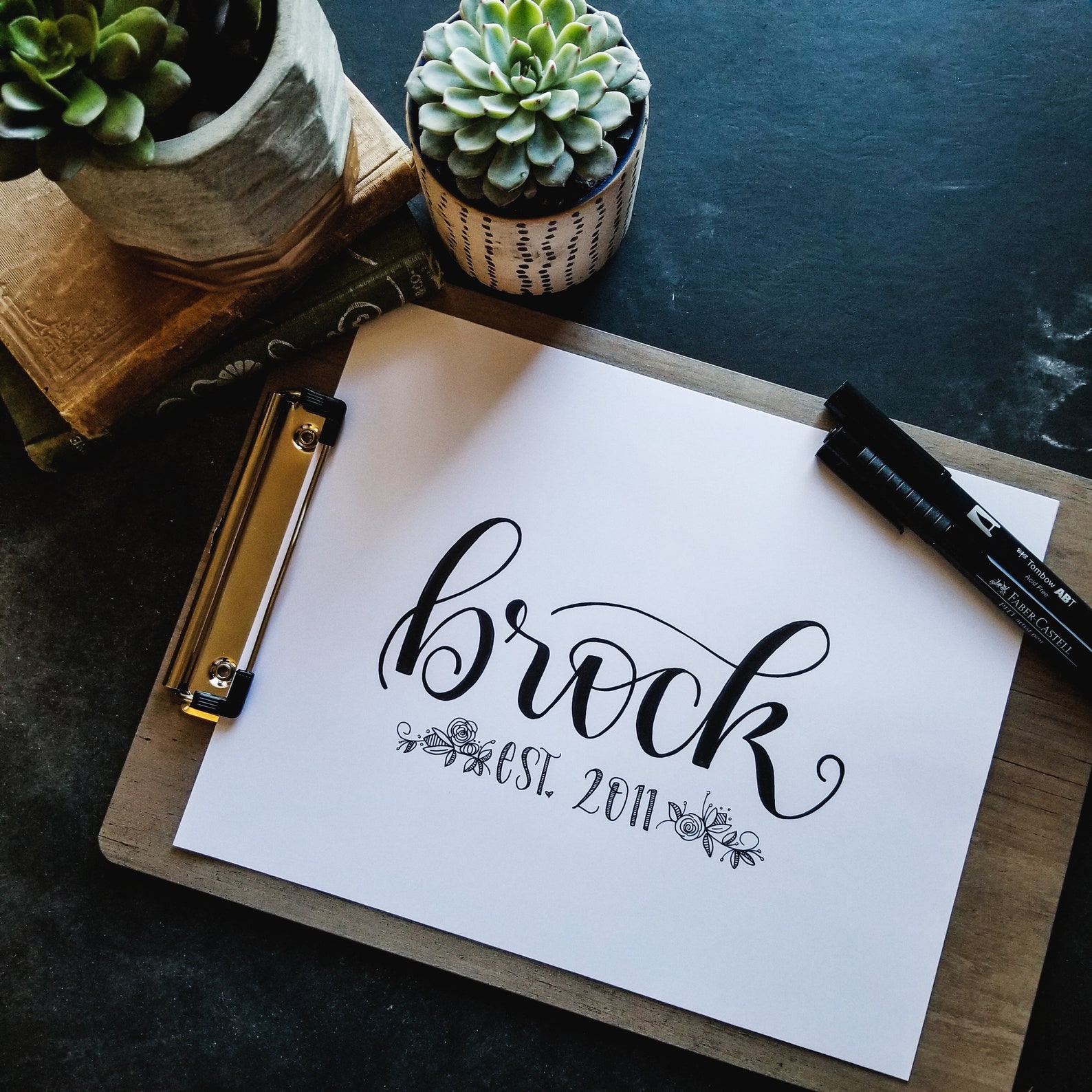 Last Name Sign - Custom Last Name Art - Last Name Established Sign ...