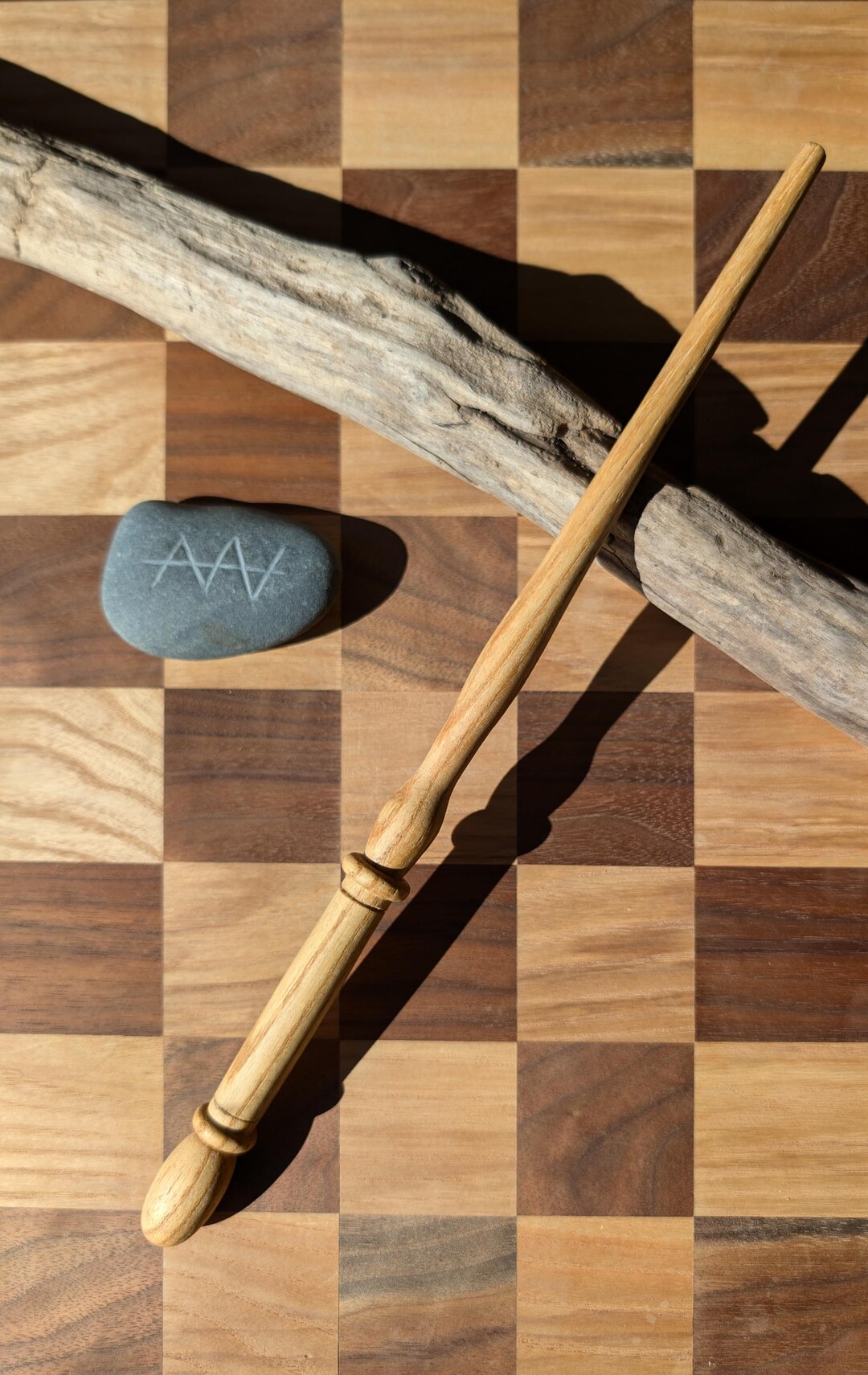 Handcrafted Wooden Wand! Oak Wood 13 Inches. One of a Kind Wand Made ...