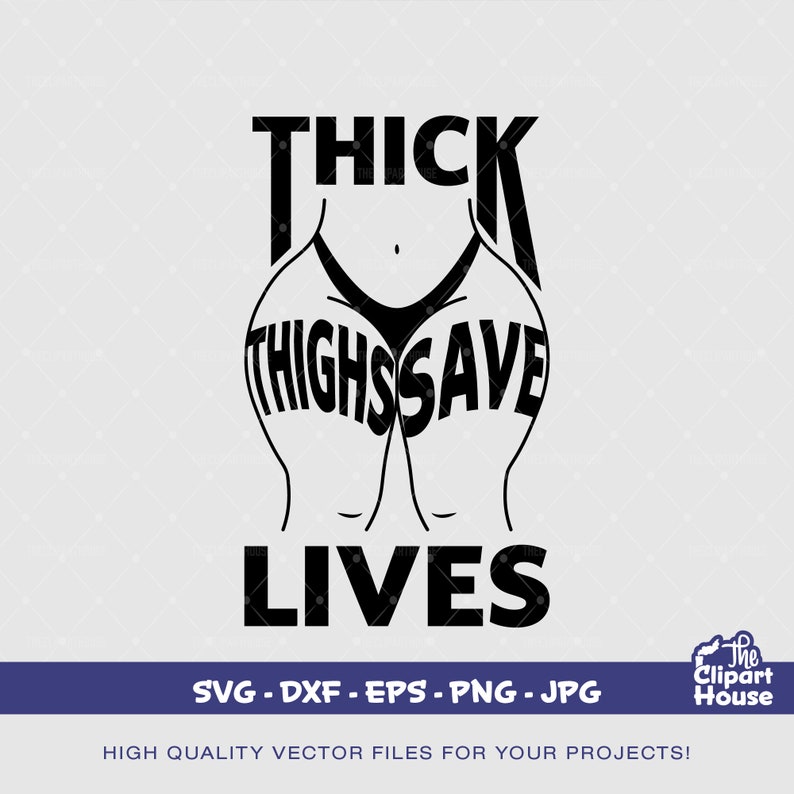 Thick Thighs Save Lives Silhouette, African American Svg, Black Woman Svg, Black Girl Svg ...