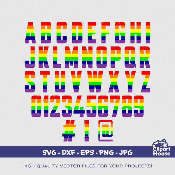 Lgbt Font - Etsy