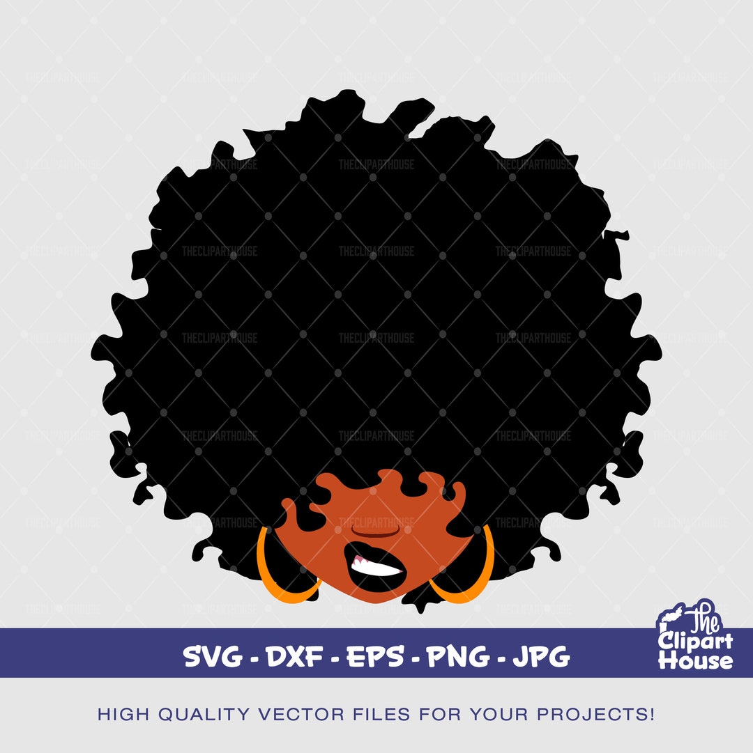 Afro Smirk 3 Digital Svg Dxf Eps Png Instant Download Smirk Svg