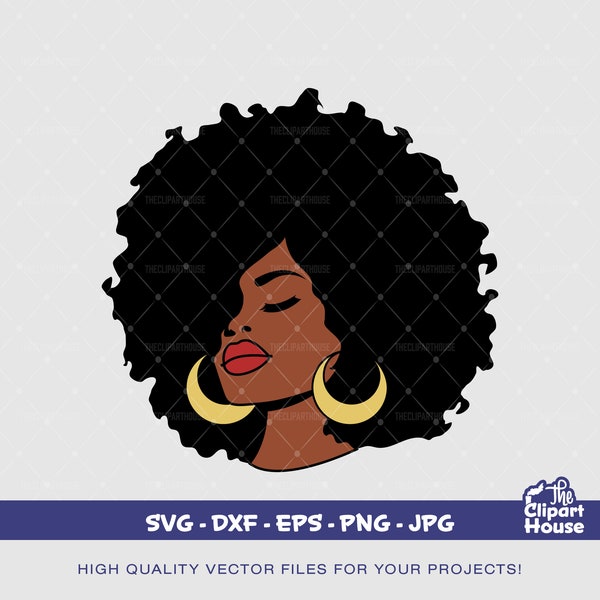 African American Dreadlocks , Black Woman Svg, Locs Svg, Hairstyle Svg ...
