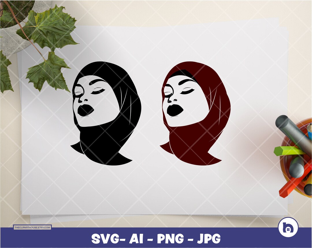 Hijab Love | Digital PNG - Ai - SVG - JPG | Instant Download | Religion ...