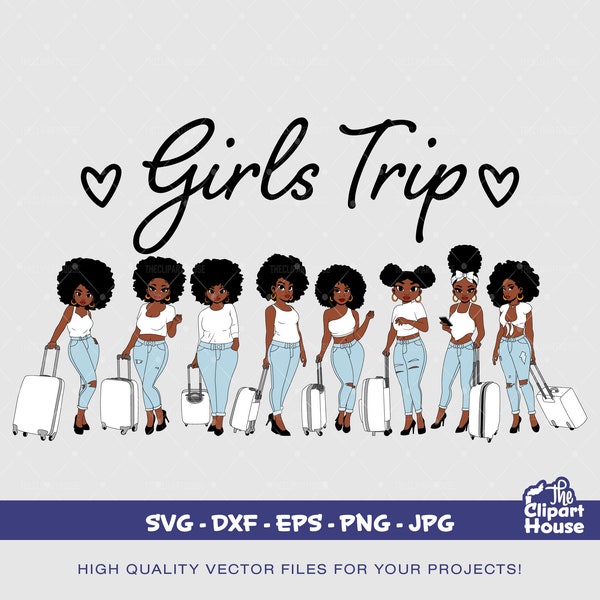Girls Trip Svg - Etsy