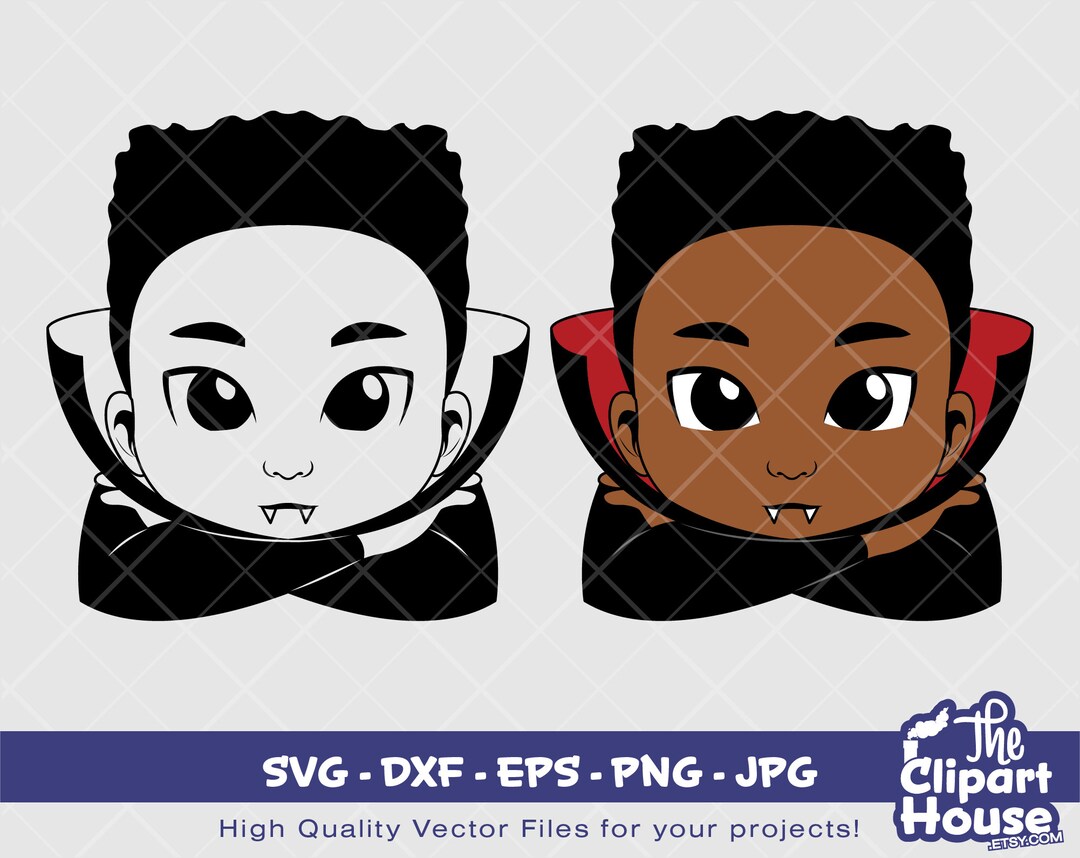Halloween Vampire Boy Lean | Digital SVG - DXF - EPS - Png - Jpg ...