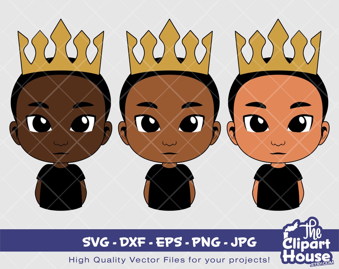 Boy Prince | Digital SVG - DXF - EPS - Png - Jpg | Instant Download ...