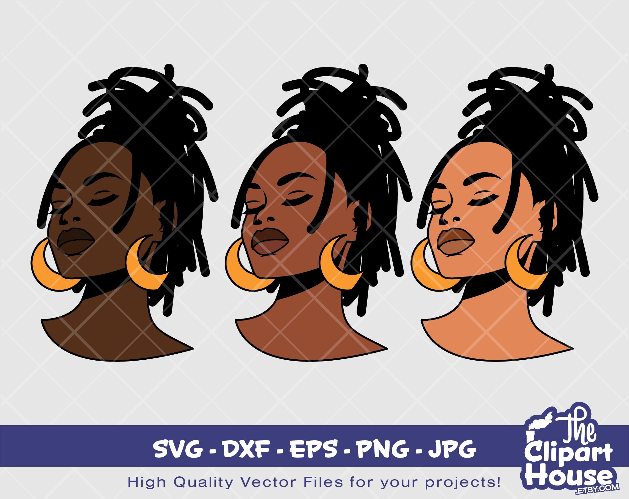 Dreadlock Love 2 | Digital SVG - DXF - EPS - Png - Jpg | Instant ...