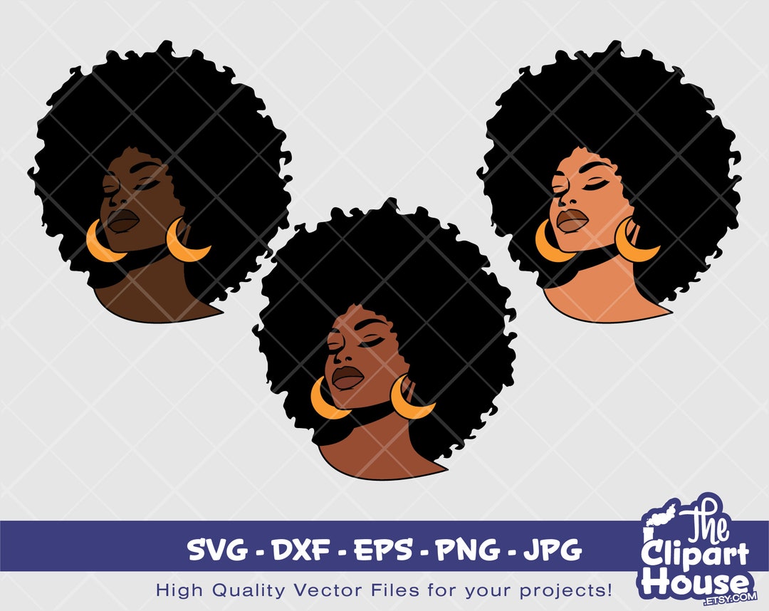 Afro Love 4 | Digital SVG - DXF - EPS - Png - Jpg | Instant Download ...