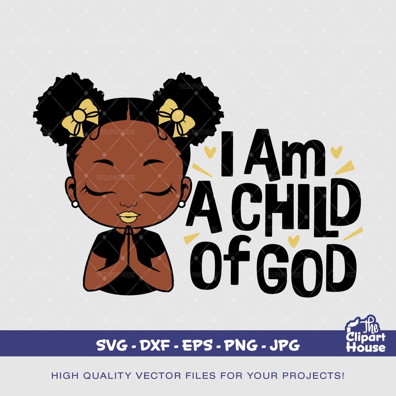 Black Praying Queen Svg - Etsy