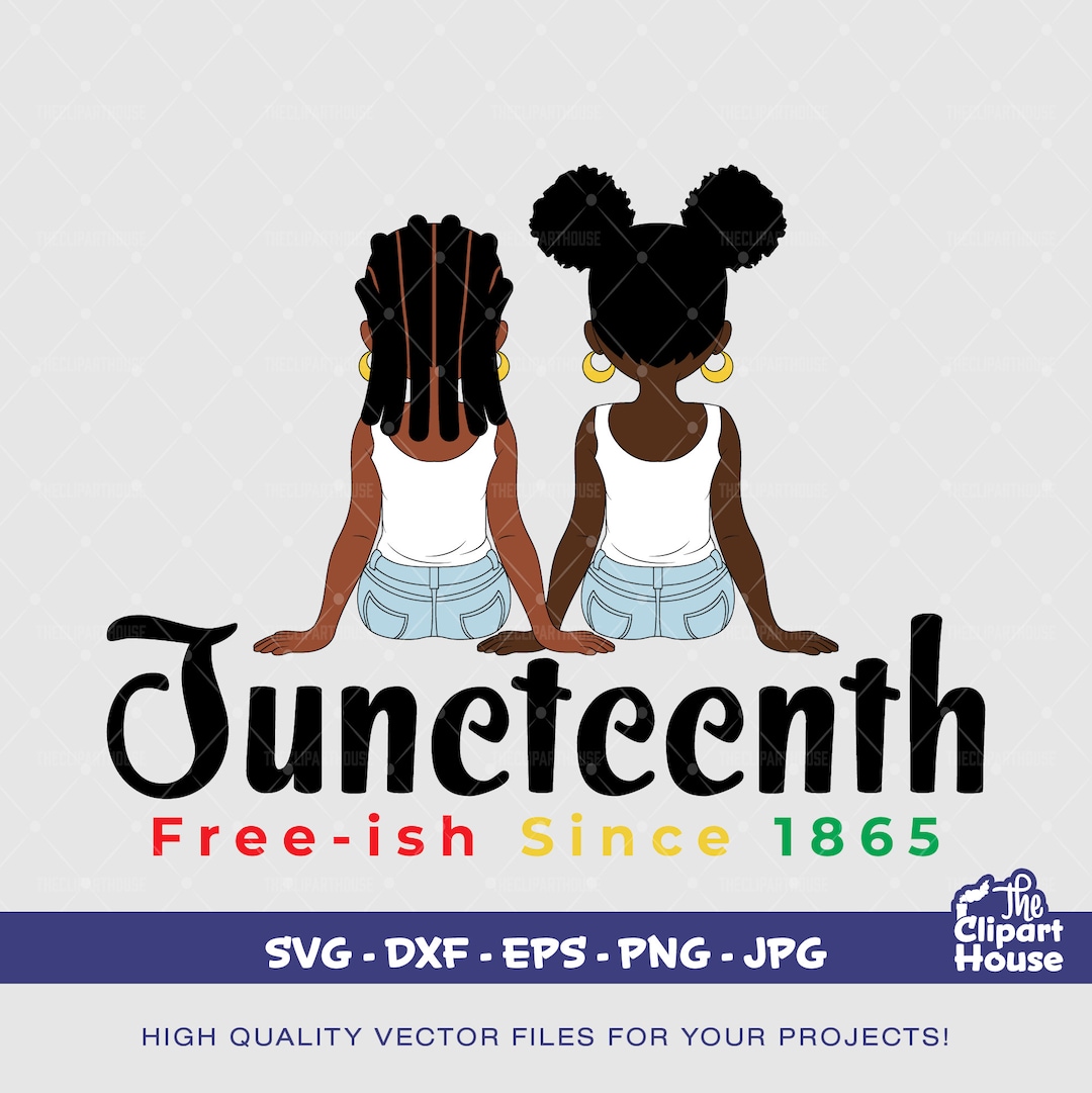 Juneteenth Woman 2 | Digital SVG - DXF - EPS - Png - Jpg | Instant ...