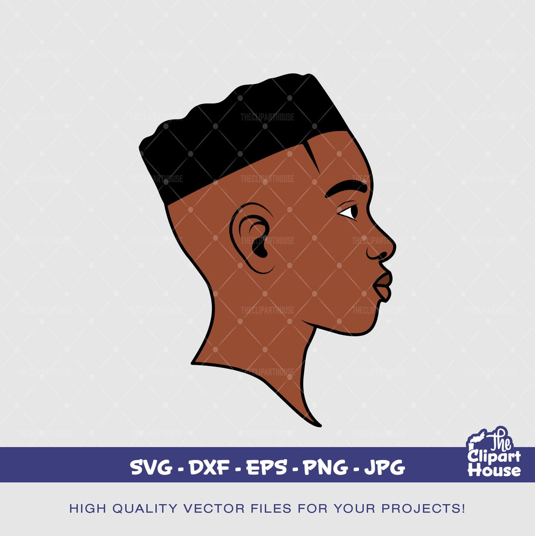 Black Man High Top, African American Svg, Black Man Svg, Bearded Man ...