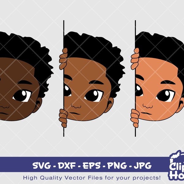 Black Boy Svg - Etsy