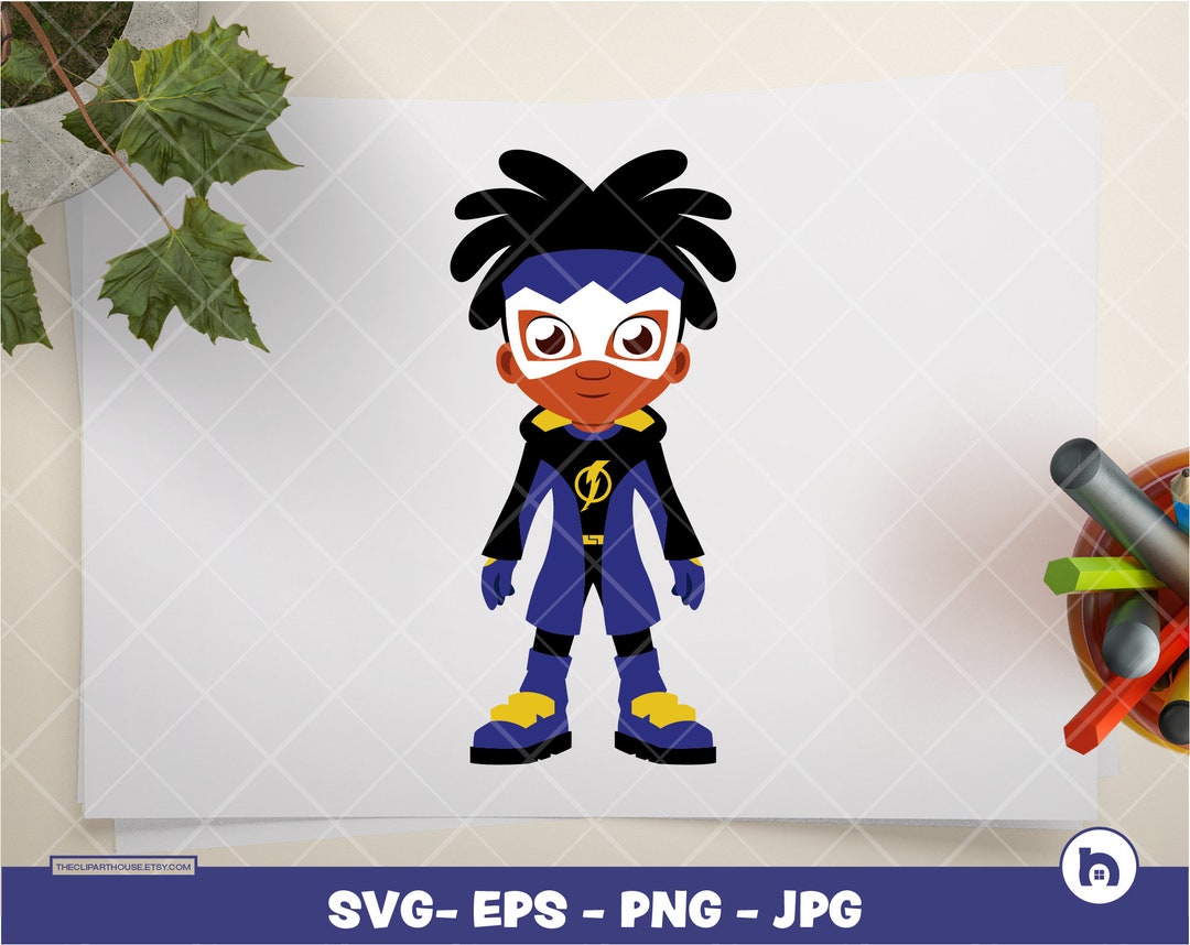 Static Shock | Digital SVG - EPS - PNG - Jpg | Instant Download ...