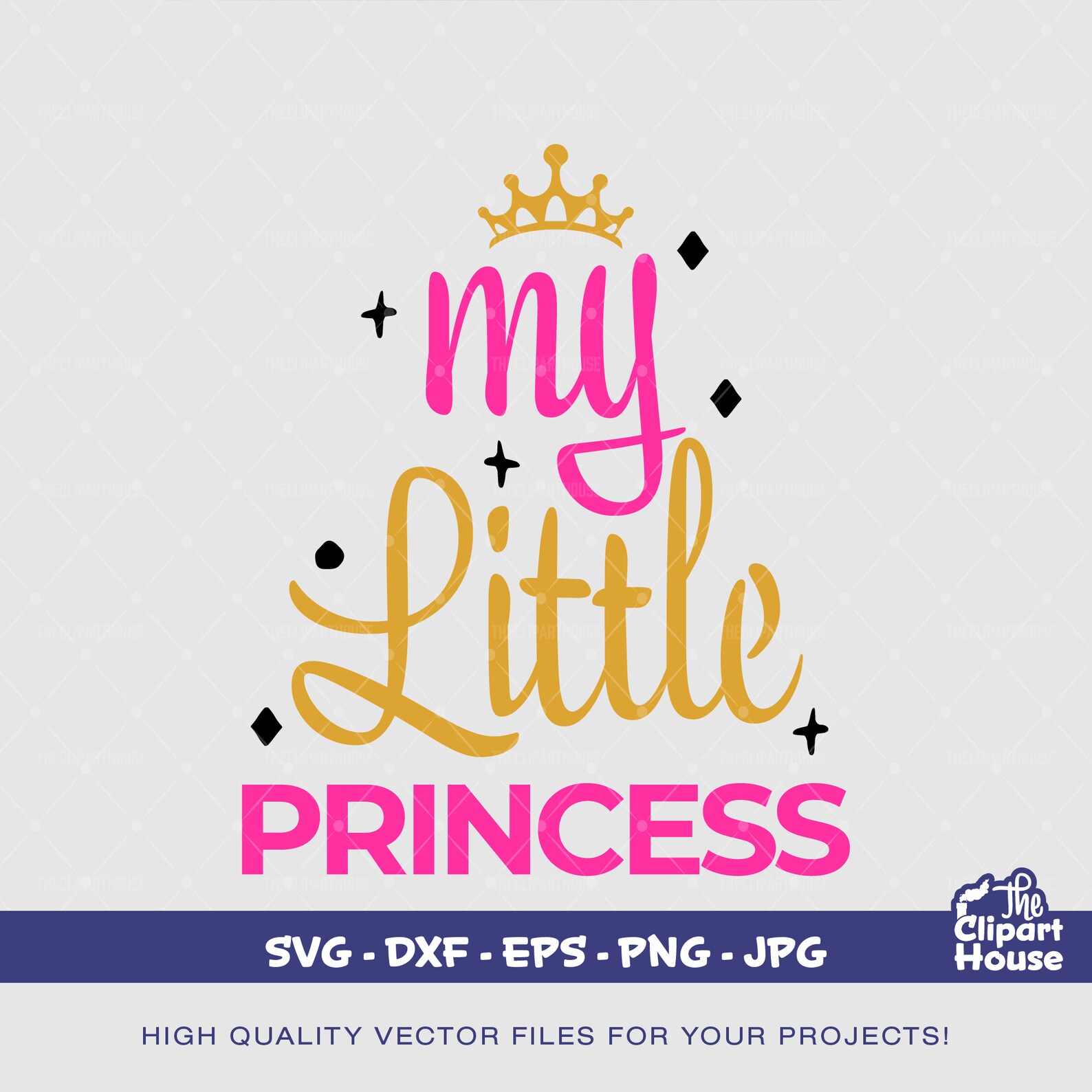 My Little Princess Text Princess Svg Queen Svg Peekaboo - Etsy