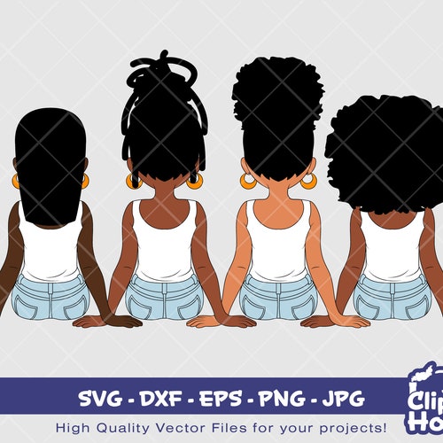 Friendship Girls 4 Digital SVG DXF EPS Png Jpg - Etsy