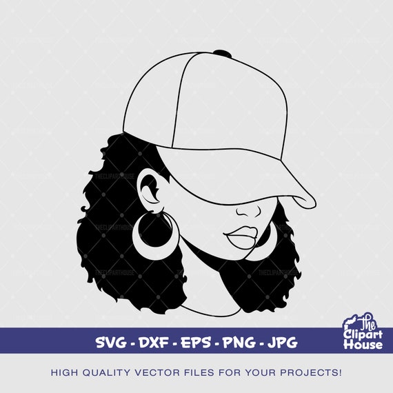 Papercraft Materials Smirk Svg African American Svg Black Woman African