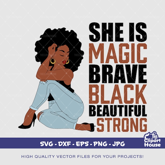 Sassy Black Woman Clipart