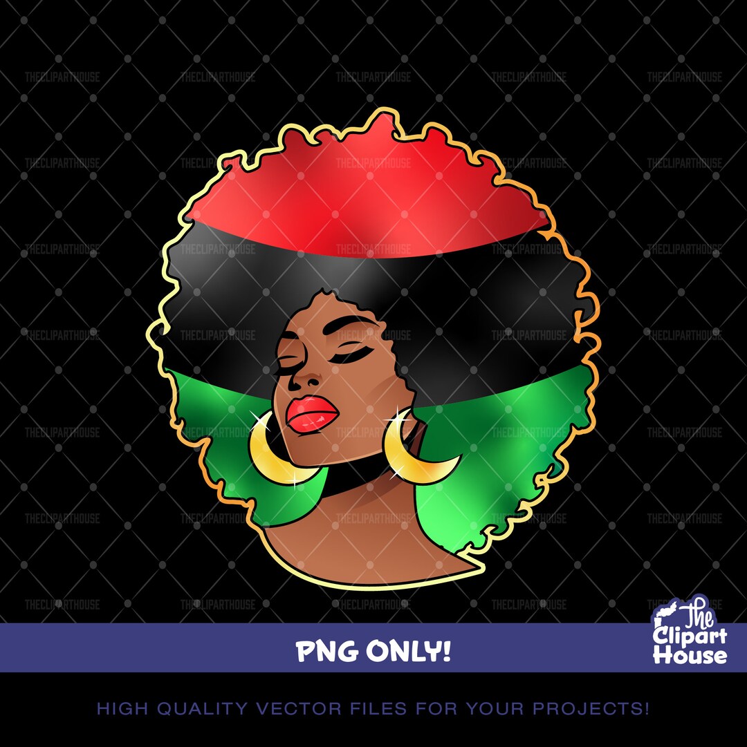 Juneteenth Afro Woman, African American, Juneteenth, Black History ...