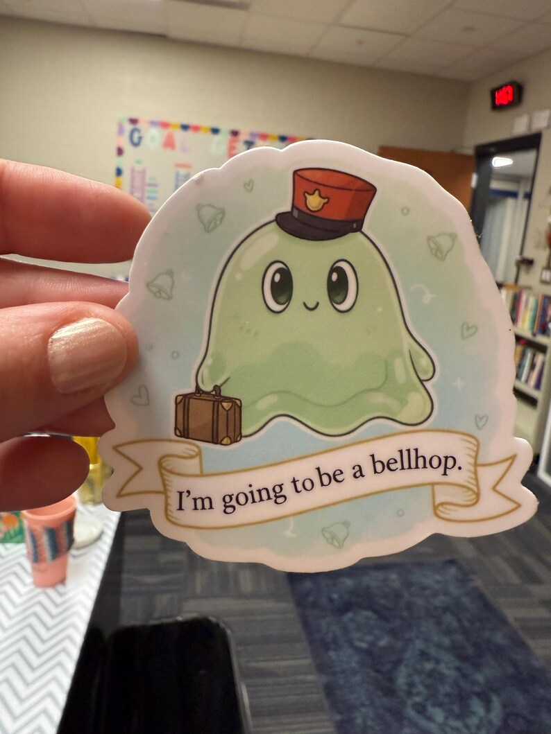 Chauncey Bellhop Sticker | House in the Cerulean Sea Fan Art Decal | TJ ...