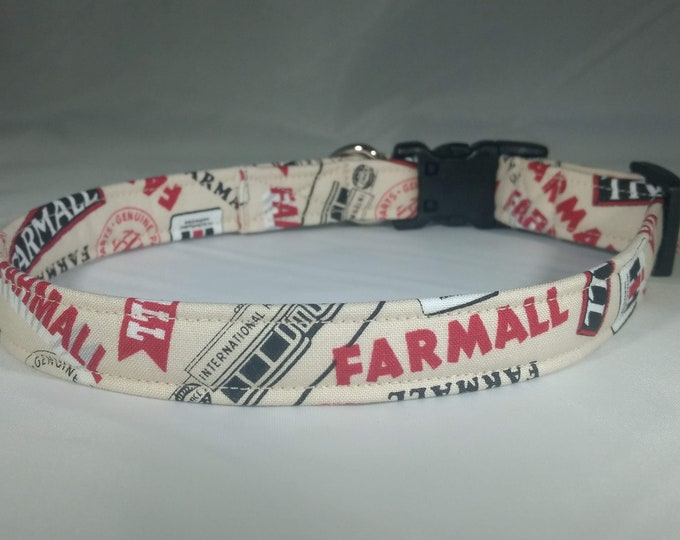 Dog Collar - Farmall Tractor - Etsy