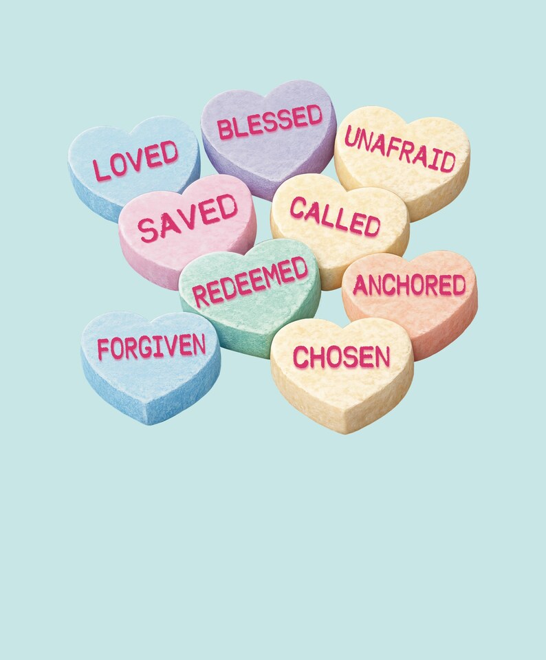 Sassy Christian Valentine PNG Bundle | Conversation Hearts Clipart ...