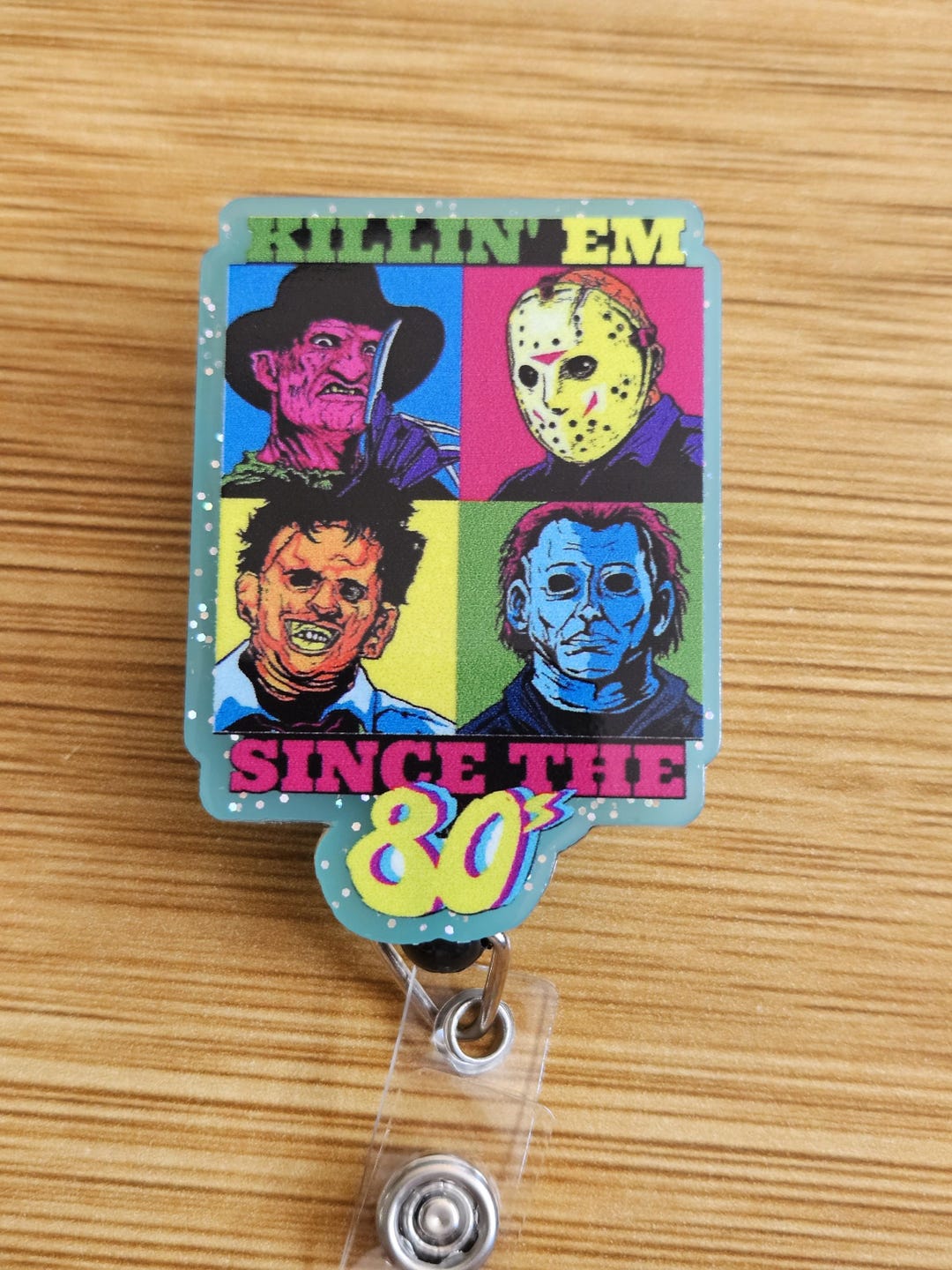80s Horror Halloween Badge Reel - Etsy