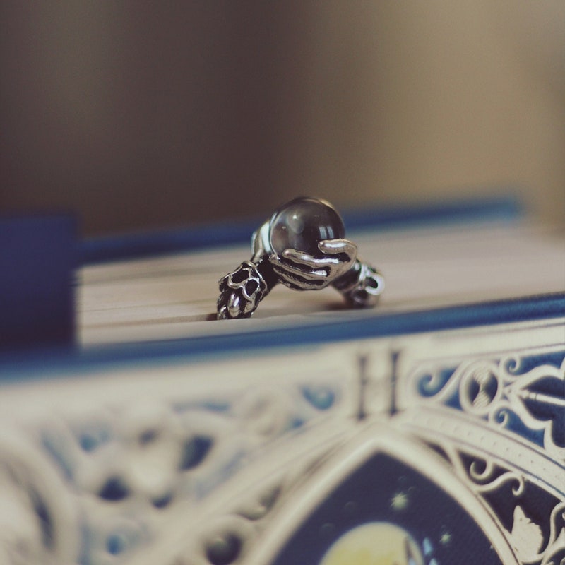 Crystal Ball Ring - Etsy