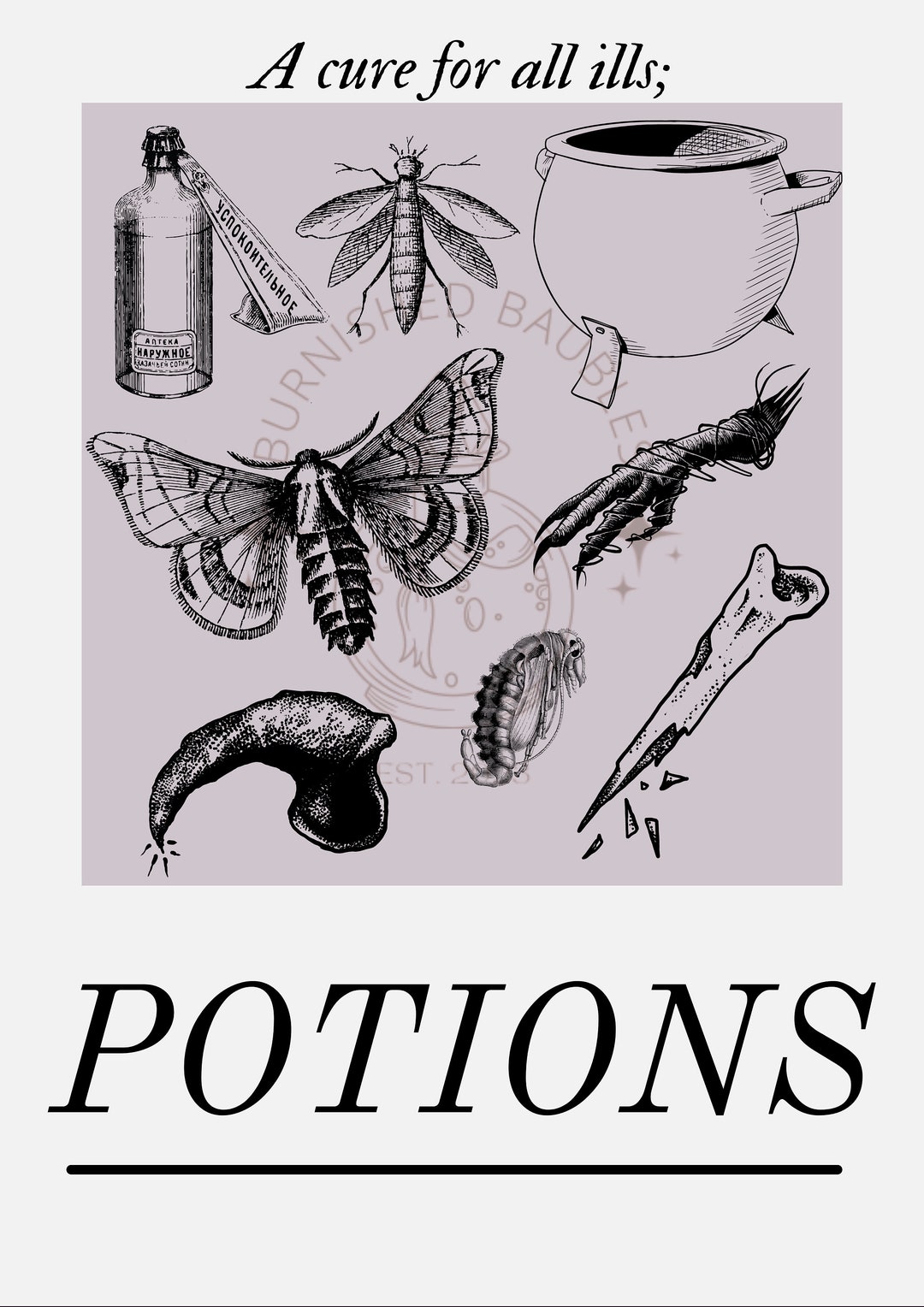 Potions Printable Poster - Etsy