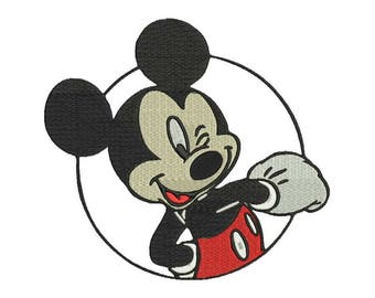 Mickey winking | Etsy