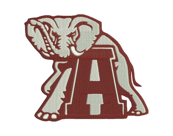 Alabama Logo Embroidery Design 4 Sizes and 6 Formats - Etsy