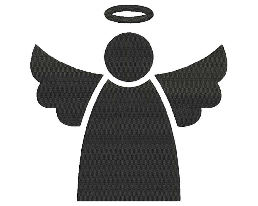 Angel Embroidery Design - 4 Sizes and 8 Formats - Etsy