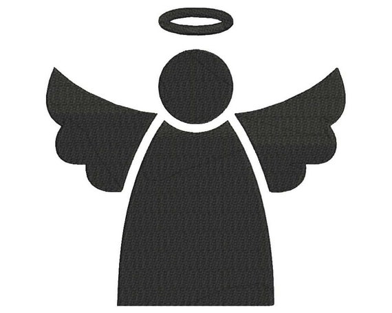 Angel Embroidery Design 4 Sizes and 8 Formats - Etsy