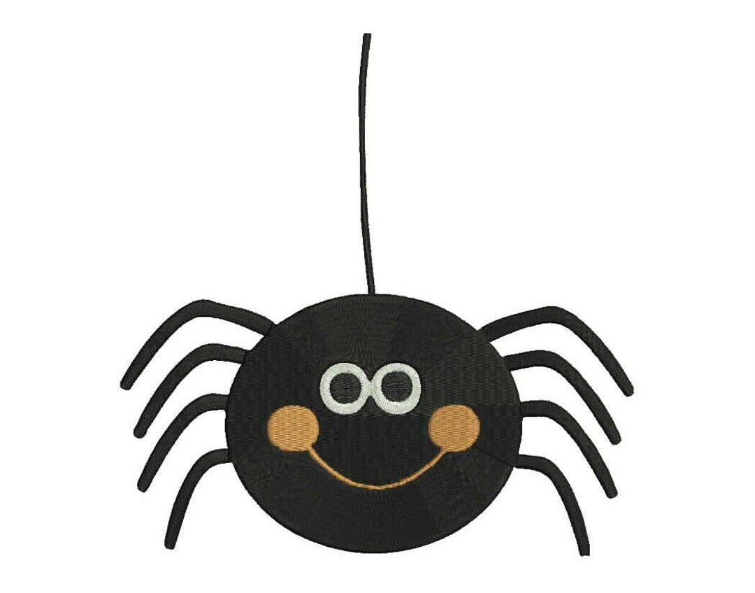 Spider Embroidery Design - 4 Sizes and 5 Formats - Etsy