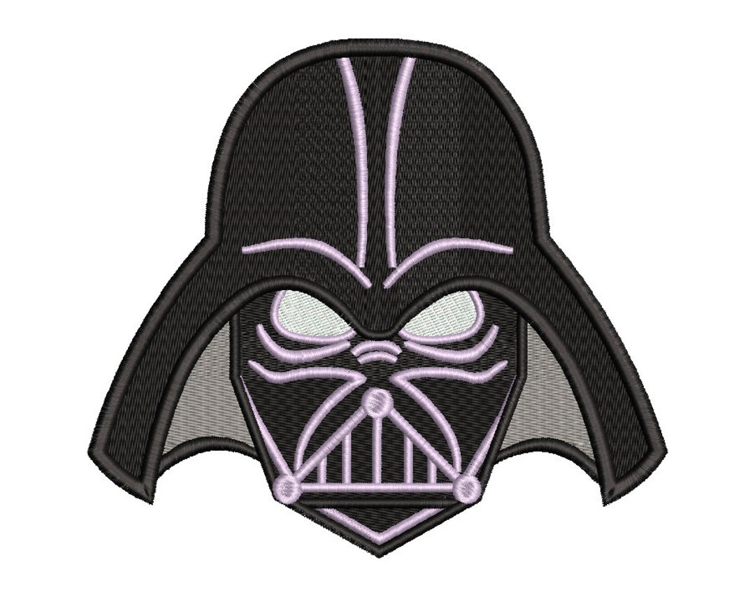 Darth Vader Embroidery Design 5 SIZES - Etsy