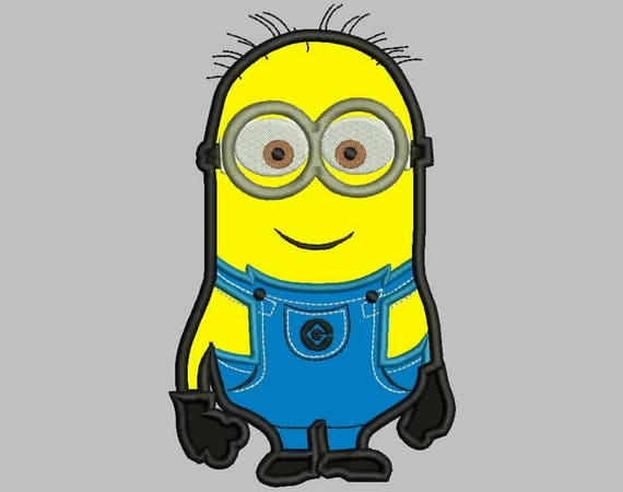 Minion Applique Design 4 sizes and 6 formats | Etsy