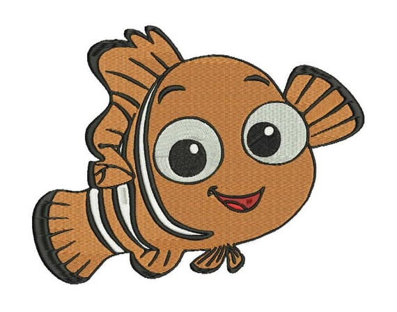 Baby Nemo 3 Embroidery Design 4 Sizes and 6 Formats - Etsy UK