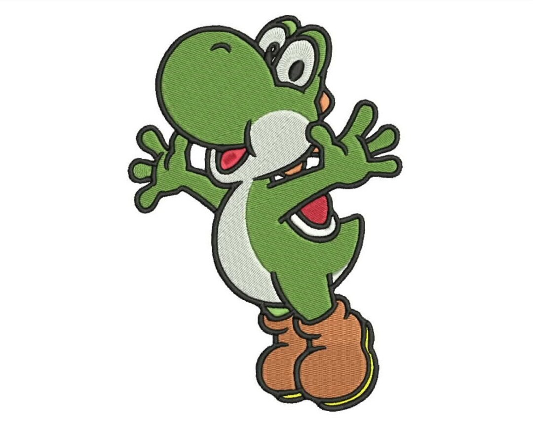 Yoshi Embroidery Design - 4 Sizes and 8 Formats - Etsy