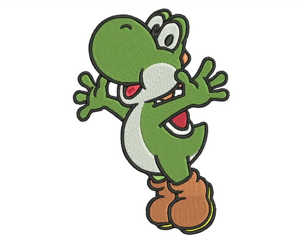 Yoshi Embroidery Design 4 Sizes and 8 Formats | Etsy