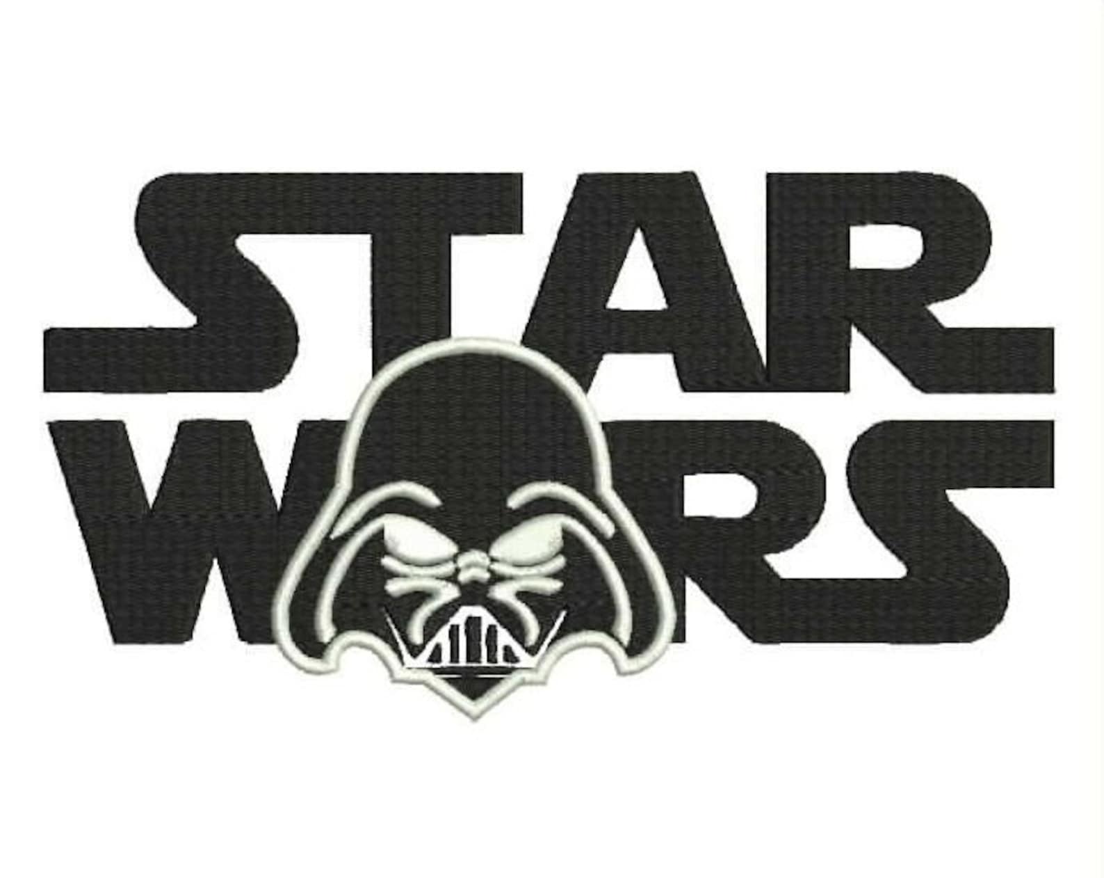 Star Wars Darth Vader Embroidery Design 4 Sizes and 8 | Etsy