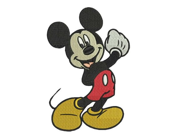 Mickey Celebrating Embroidery Design 4 Sizes and 6 Formats - Etsy