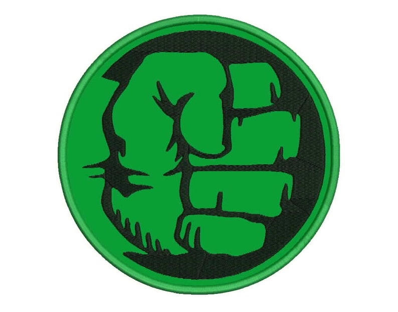 Hulk Hand Appliquè Design 4 Sizes and 6 Formats | Etsy