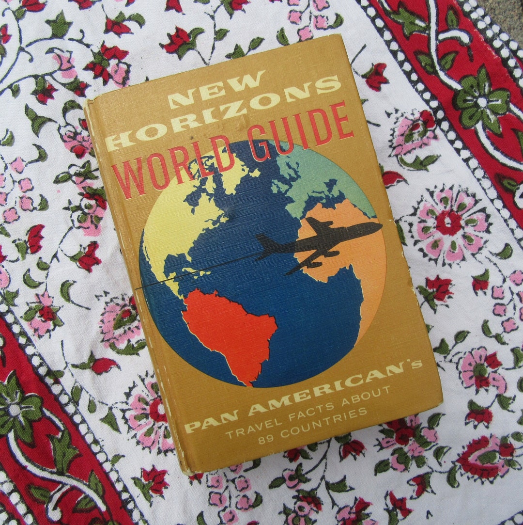1959 Pan American Travelers Book, Travel Facts About 89 Countries ...