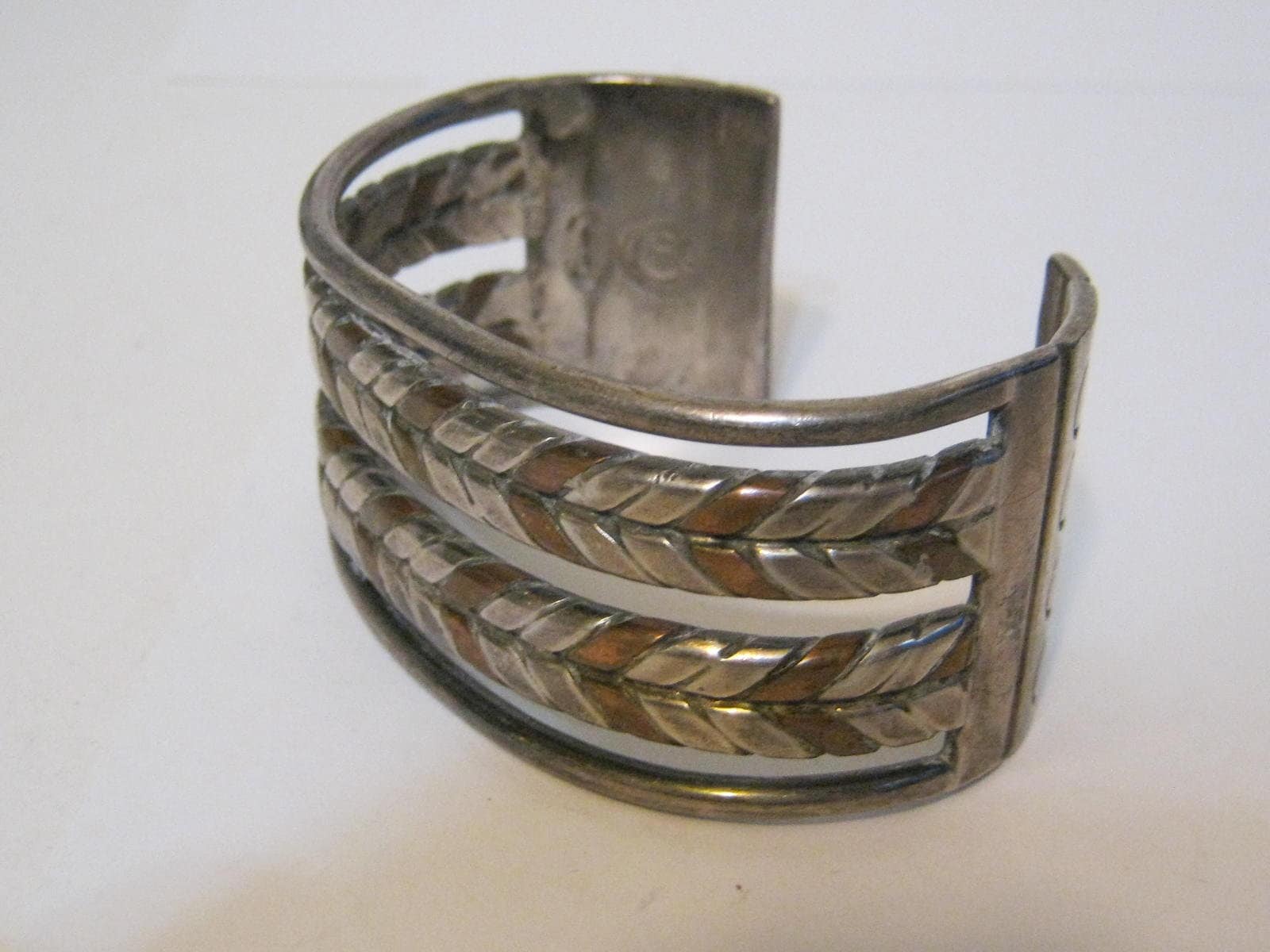 William Spratling Vintage Mexican Sterling Silver & Copper Bracelet ...