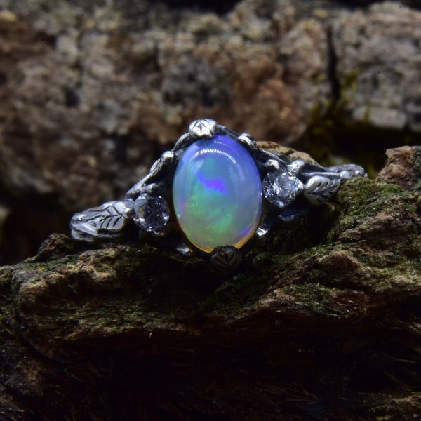 Opal Fairy Wedding Ring - Etsy