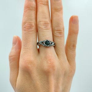 Dark Fairytale Inspired Engagement Ring, Vintage Fantasy Magic Wedding ...