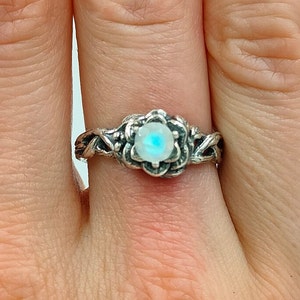 Ethereal Mystical Fairy Engagement Ring With Dainty Tree Branch and ...