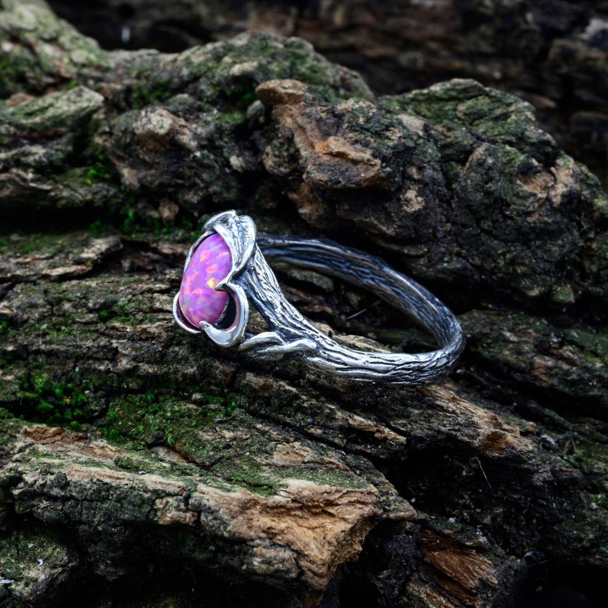 Ethereal Mystical Fairy Engagement Ring With Unique Design for - Etsy