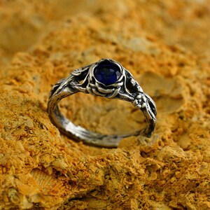 Dark Fairytale Inspired Engagement Ring, Vintage Fantasy Magic Wedding ...